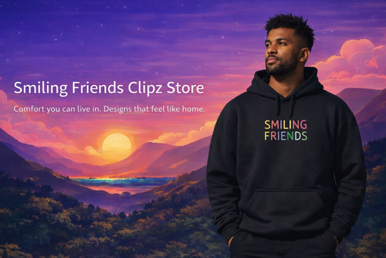 Smiling Friends Merch | Funny Shirts, Plush & Collectibles – Clipz Merch